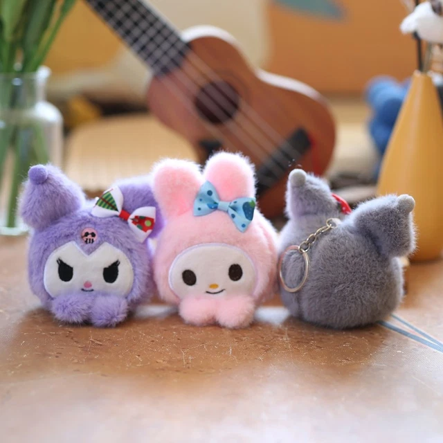 KUROMI MY MELODY Plush Keychain With Bow For Kids And Collectors $12.97 ...