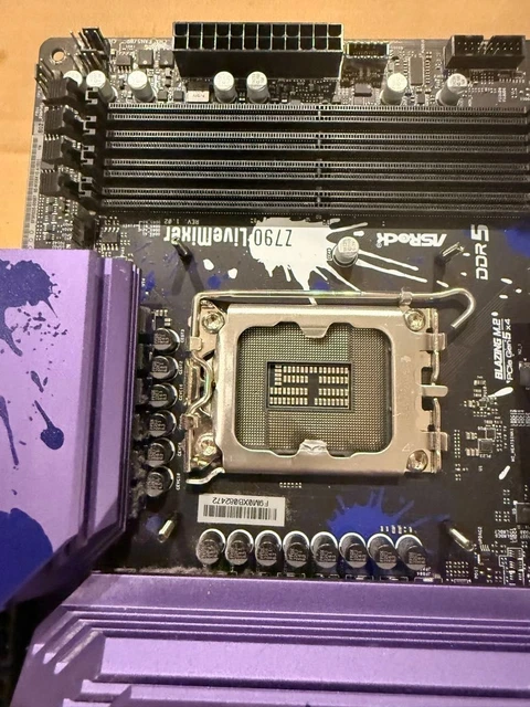 ASROCK Z790 LIVEMIXER DDR5 LGA1700 MB Purple for PC Build Tested £188. ...