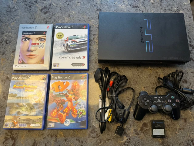 SONY PS2 CONSOLE Complete Set Up Bundle With Games & Memory Card £14.99 ...