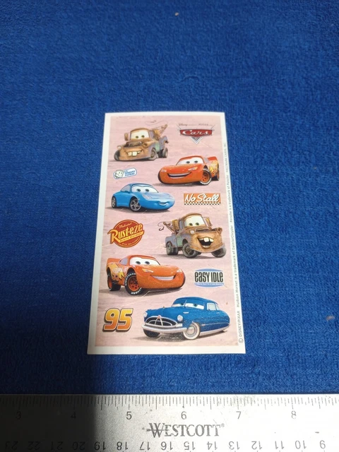 DISNEY PIXAR CARS Movie Hallmark 4 Sticker Sheets Stickers New £7.22 ...