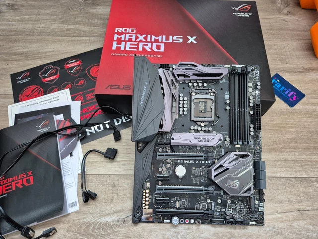 ASUS ROG MAXIMUS X Hero Z370 Socket 1151 8th Gen Motherboard Mobo £75. ...