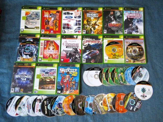 *EXCELLENT* ORIGINAL OG Xbox Games Bundle FPS, Sports, Racing, Platform ...