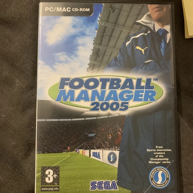 FOOTBALL MANAGER 2005 (Mac/PC CD). Rare Title (b40/60)ukimport Free ...