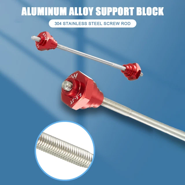 12/15/20MM TRUING STAND Platform Pass-Through Pin Adapter Stainless ...