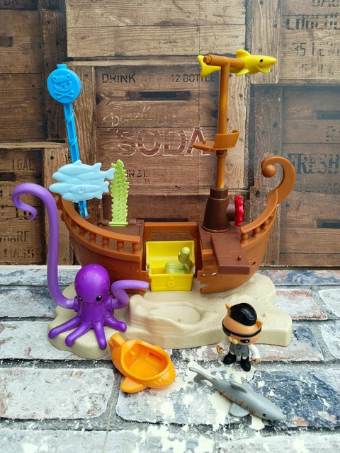 OCTONAUTS KWAZII'S SHIPWRECK Pirate Ship with Kwazii and Sea Creatures ...