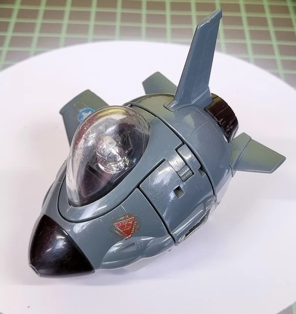 VINTAGE BANDAI SCRAMBLE Egg F-16 Fighting Falcon Transforming Robot Toy ...