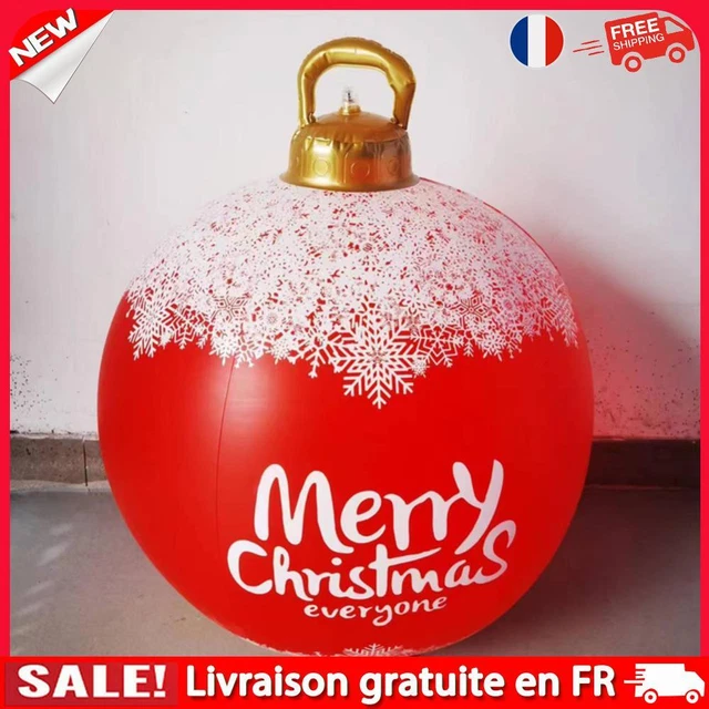 BOULE DE NO?L gonflable de 60 cm Boule gonflable de No?l en PVC (Style F) EUR 14,51 - PicClick FR