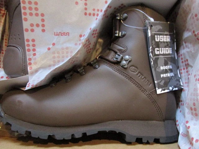 BRITISH ARMY ISSUED ITURRI Combat/Patrol Boots, Brown (Size UK: 9M) EUR ...