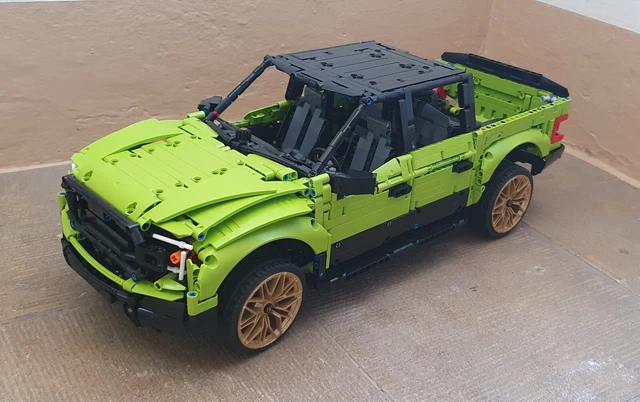 LEGO TECHNIC Ford Pickup Truck Mit Anhänger Kupplung 42115 MOC - LESEN ...