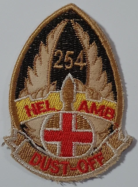 US ARMY 254TH Medical Det Helicopter Ambulance Dust Off Patch Badge £13 ...