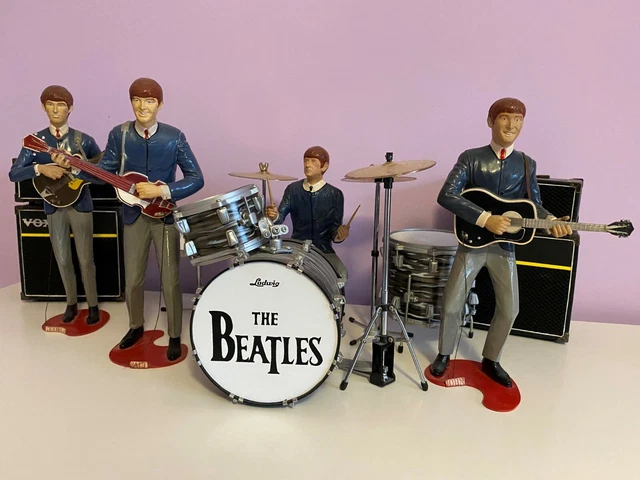 THE BEATLES 1964 Revell Uk Model Set Figures John Paul George Ringo £ ...
