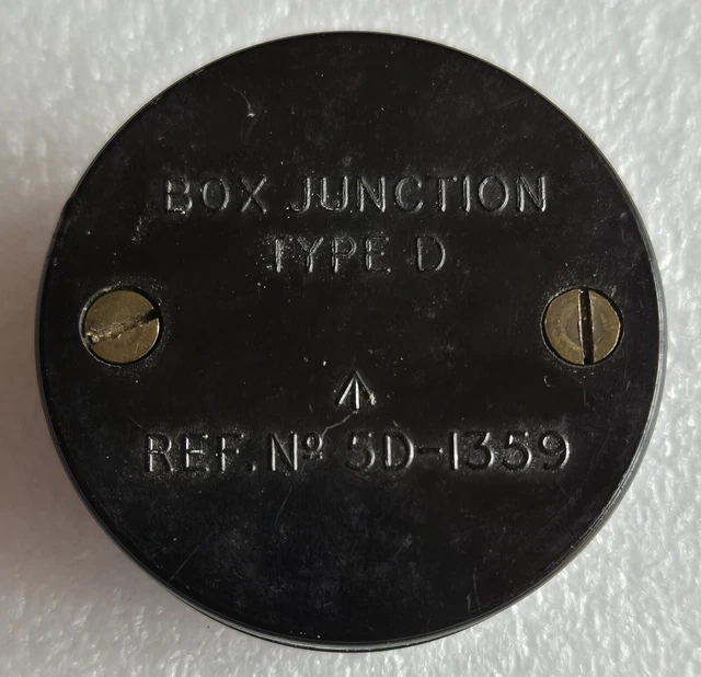 TELEPHONE ? JUNCTION Box Type D Looks New And Unused Military Broad ...