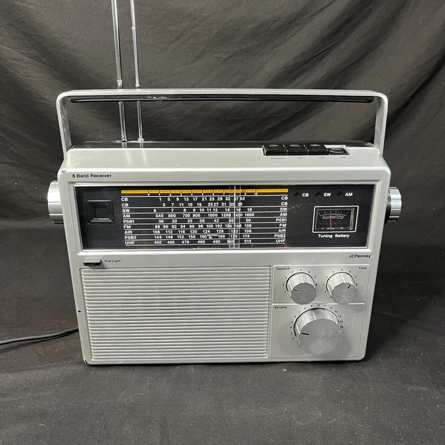 VINTAGE JC PENNEY 8 Band Receiver Model 680-1987 Catalog 850-0712 £59. ...