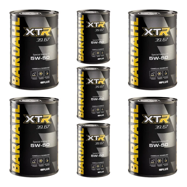 BARDAHL 7 LITRES Huile Moteur SAE 5W50 XTR 39.67 C60 - Course Haute ...