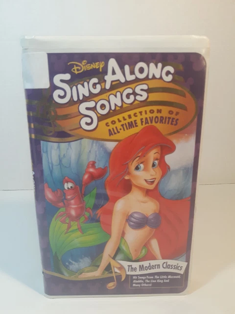 DISNEY'S SING ALONG Songs: The Modern Classics (VHS, 1997, Clamshell ...