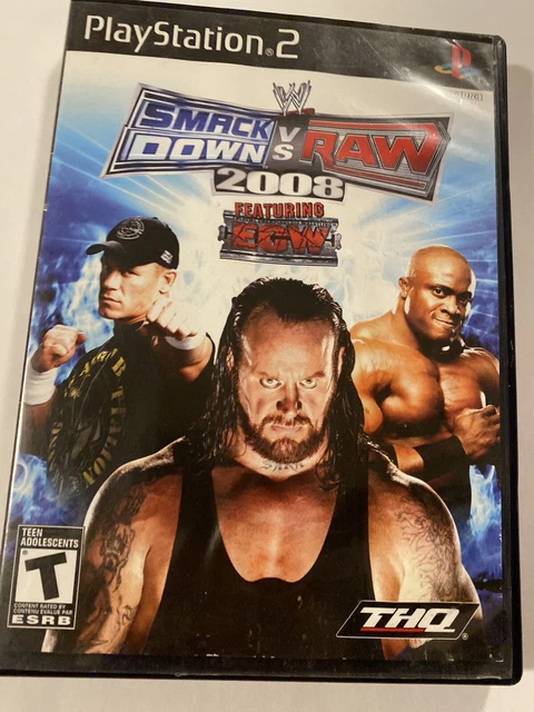 WWE SMACKDOWN VS. Raw 2008 Featuring ECW (Sony PlayStation 2, 2007) CiB ...