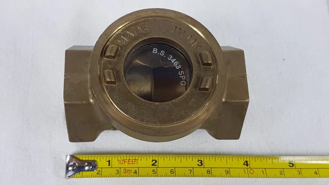 SPIRAX SARCO 1& Brass Single Window Sight Glass Valve - Unused $400.00 ...