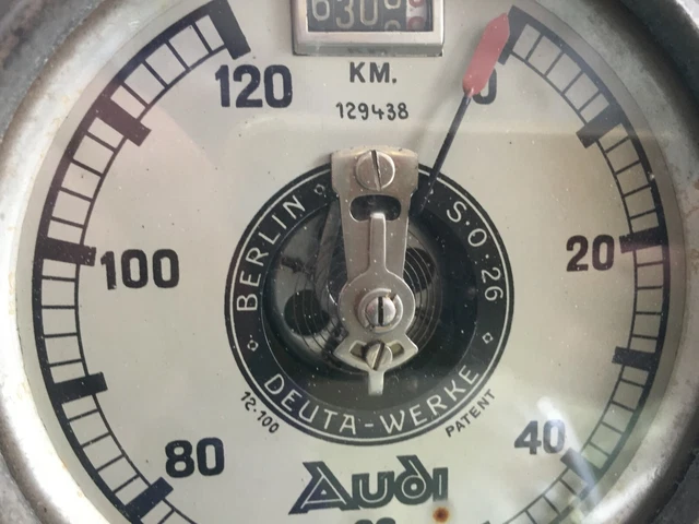 AUDI TACHOMETER 1910ER Jahre,Tacho Deuta-Werke Berlin,Oldtimer Auto ...