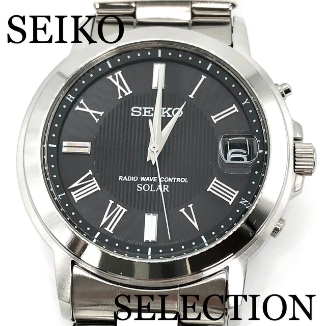 NEW SEIKO SELECTION Seiko Selection Solar Radio Controlled Watch Men s ...