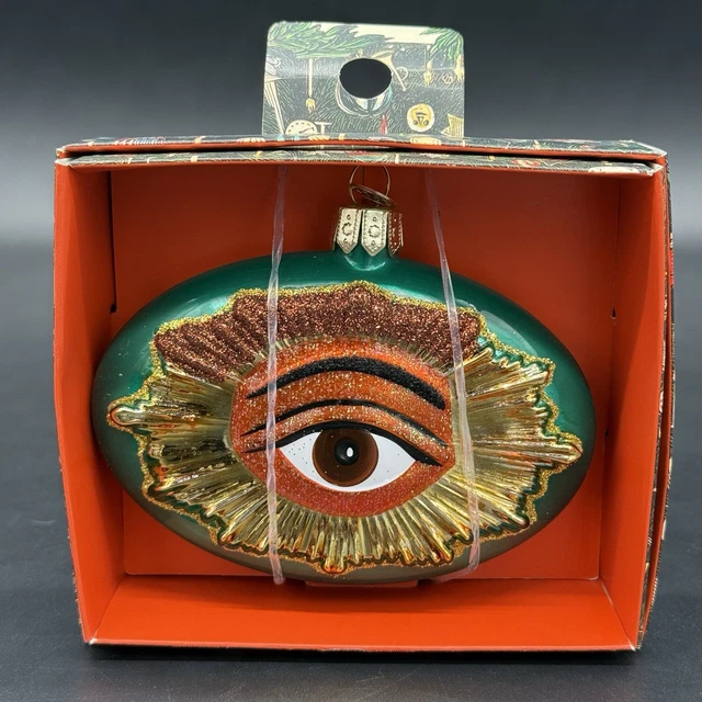 JOHN DERIAN FOR Target 2025 Glass Eye Christmas Holiday Ornament New £ ...
