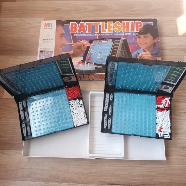 BATTLESHIP MB GAMES 1989 Vintage Board Game Naval Strategy Action Retro ...