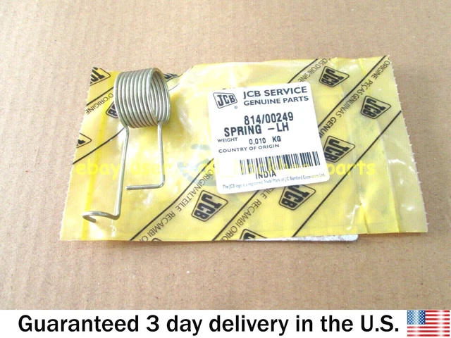 JCB BACKHOE - Genuine Jcb Spring Left Hand (Part No. 814/00249) $33.57 ...