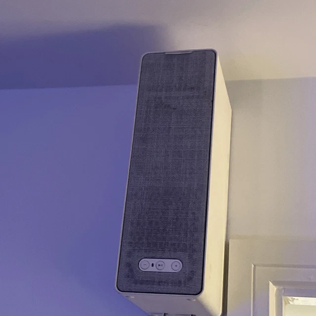 IKEA SONOS SYMFONISK Gen 1 Bookshelf Speakers x2 White + Wall Brackets ...
