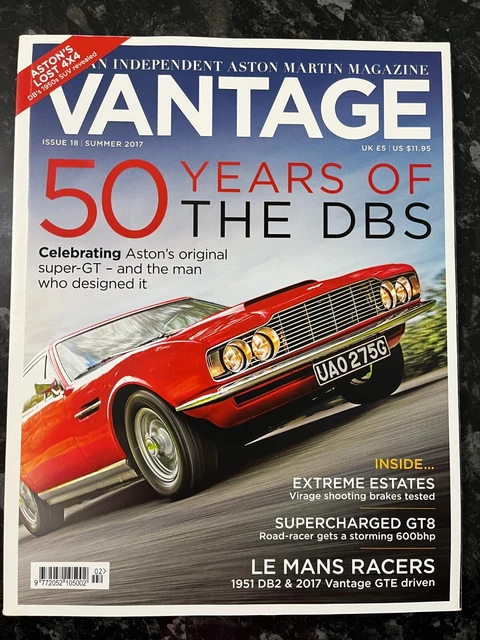 ASTON MARTIN VANTAGE Magazine Nr. 18 Summer 2017 (DBS-DB2L-GTE-GT8-DB2 ...