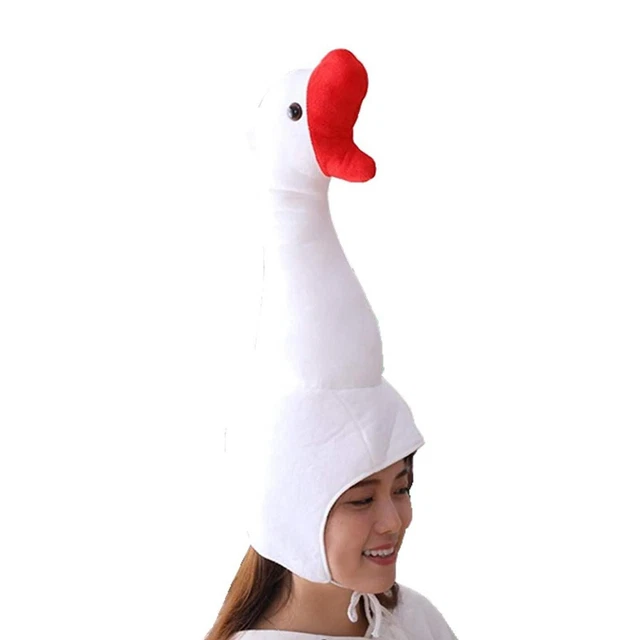 NOVELTY WINTER GOOSE Hood Hat Animal Cosplay Festival Costume for £9.58 ...