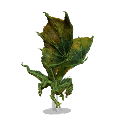 D&D ICONS OF the Realms Miniatures: Adult Green Dragon EUR 145,60 ...