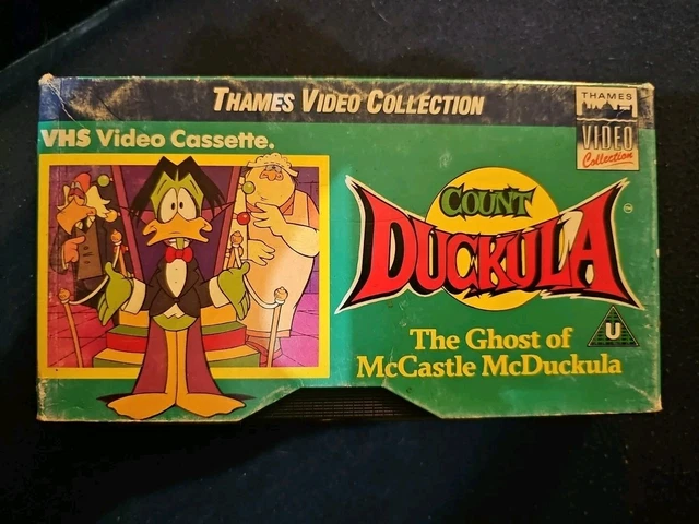 COUNT DUCKULA THE Ghost Of Mccastle Mcduckula Thames Pal Vhs Video Kids ...