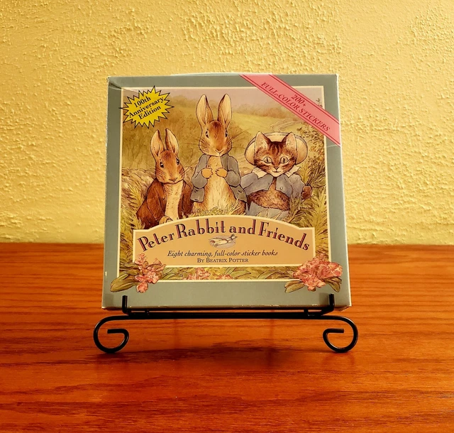 VINTAGE PETER RABBIT and Friends Beatrix Potter 8 Book with Stickers ...
