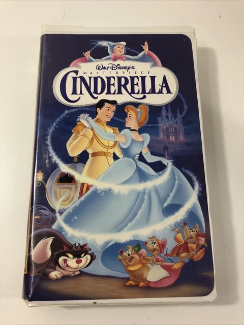 CINDERELLA VHS WALT Disney Masterpiece Collection Clamshell 1995 VG ...