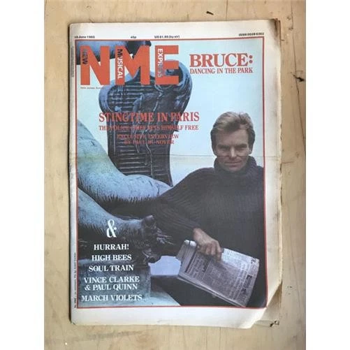 STING NME MAGAZINE June 15 1985 Sting Cover With More Inside Uk £8.00 ...