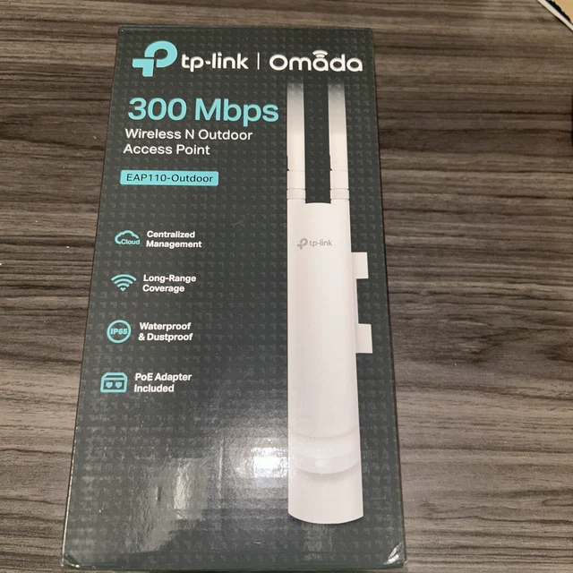 TP-LINK EAP110-OUTDOOR V3 Omada N300 Wireless Outdoor Access Point WiFi ...