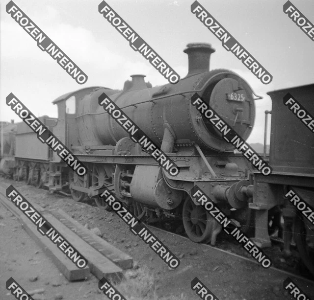 OLD TRAIN NEGATIVE.BRITISH Railways Steam Locomotive.No.6325.S.Wales ...