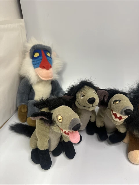 DISNEY THE LION King Mini Beanies Plush - Ed, Banzai, Shenzi Hyenas ...