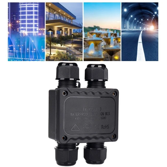 CABLE GLAND STREET Lighting Installation IP68 Junction Box UV Resistant ...