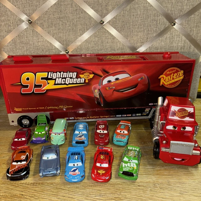 DISNEY PIXAR CARS Mack Hauler Truck Carry Case With Cars £50.00 ...