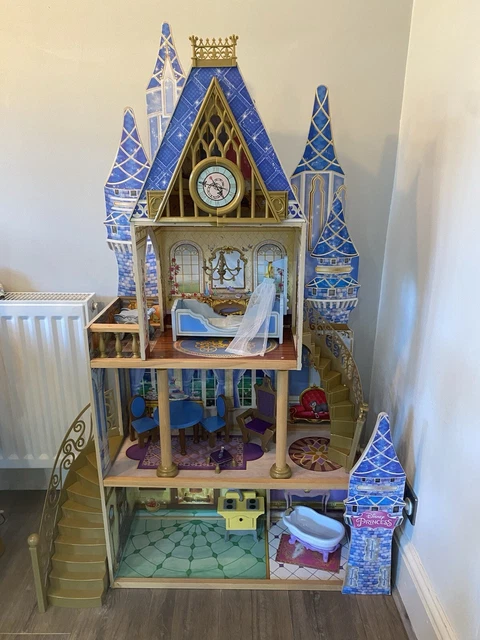 DISNEY® PRINCESS CINDERELLA Royal Dream Wooden Dolls House and ...
