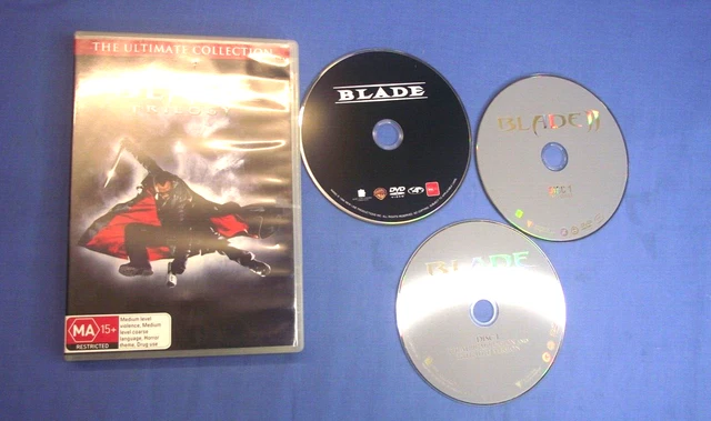 BLADE TRILOGY THE Ultimate Collection Wesley Snipes - DVD - R4 $17.85 ...