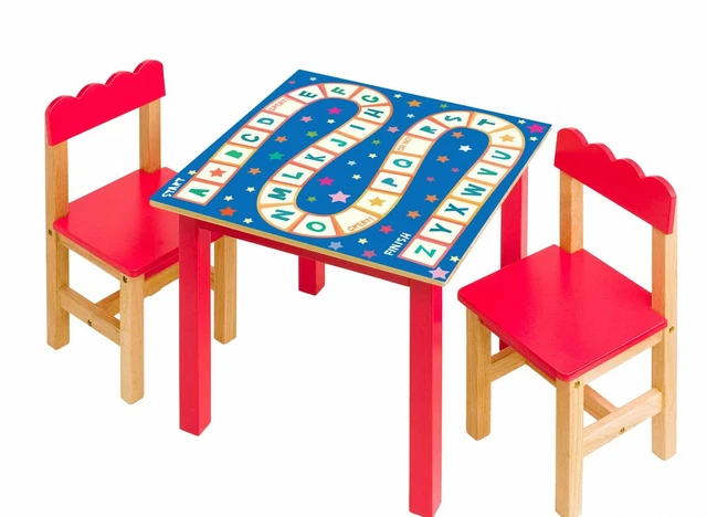 INTERACTIVE ALPHABET LEARNING Vinyl Table Wrap Sticker for Kids ...