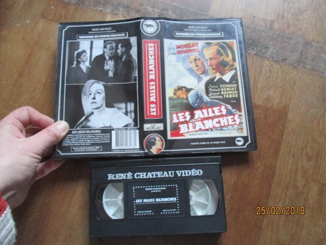 CASSETTE VIDEO VHS CINEMA RENE CHATEAU les ailes blanches gaby morlay EUR 10,00 - PicClick FR