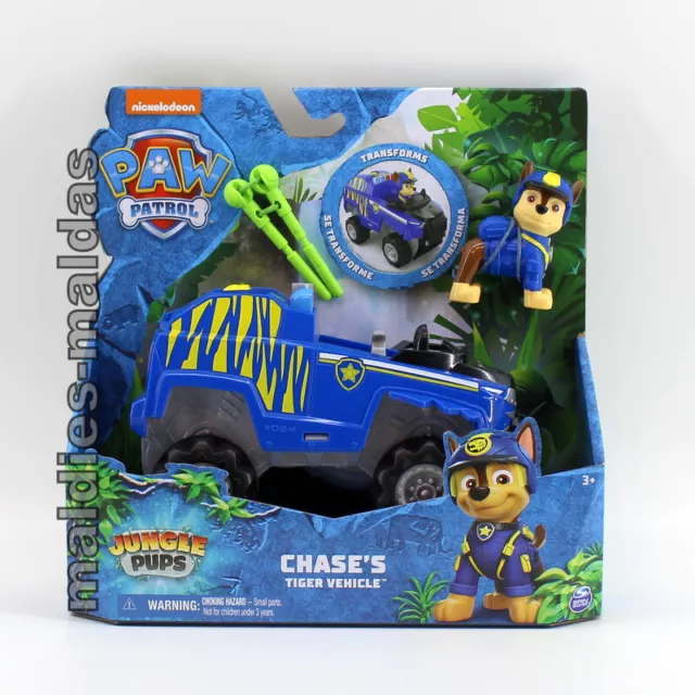 Paw Patrol Chase Jungle Pups Tiger Vehicle 20143413 Veicolo Nuovoimballo Originale Eur 2995