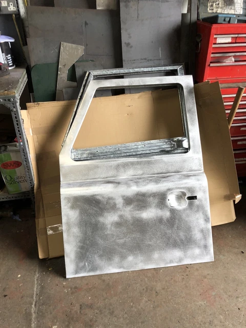 LAND ROVER DEFENDER 90 110 Td5 Galvanised Front Doors X 2 £1,098.00 ...