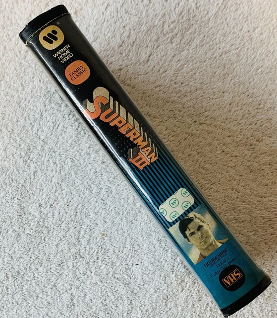 SUPERMAN III (CLAMSHELL VHS) Warner Bros. 1983 Christopher Reeve ...
