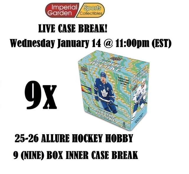 2025-26 ALLURE HOCKEY 9 BOX CASE BREAK #5657 - Calgary Flames $0.99 ...