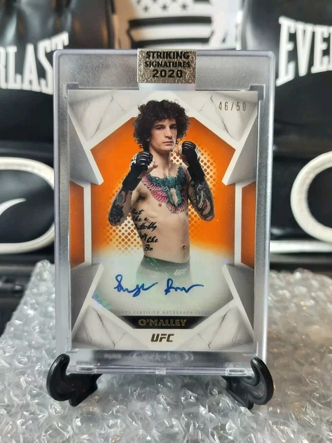 CARTA 2020 UFC Striking Signatures Sean O'Malley arancione auto /50 ...