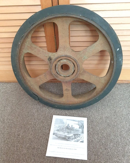 WW2 BRITISH ARMY Bren Gun Carrier 1943-Dated Wheel from The Battle of ...