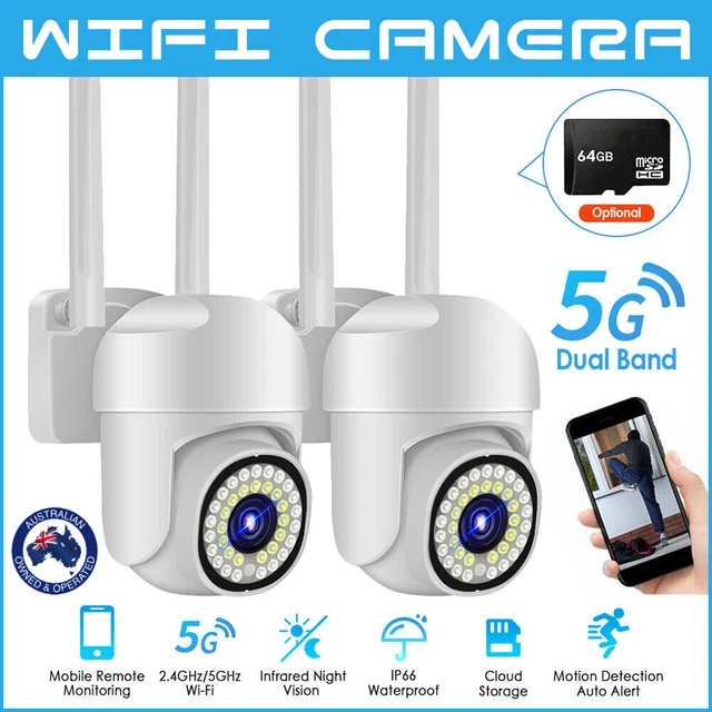 5G 1080P IP IR Camera Wireless WIFI Outdoor CCTV HD PTZ Smart Home ...